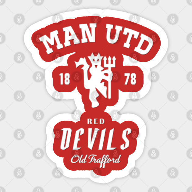 Manchester United Devils Manchester United Football Club Sticker